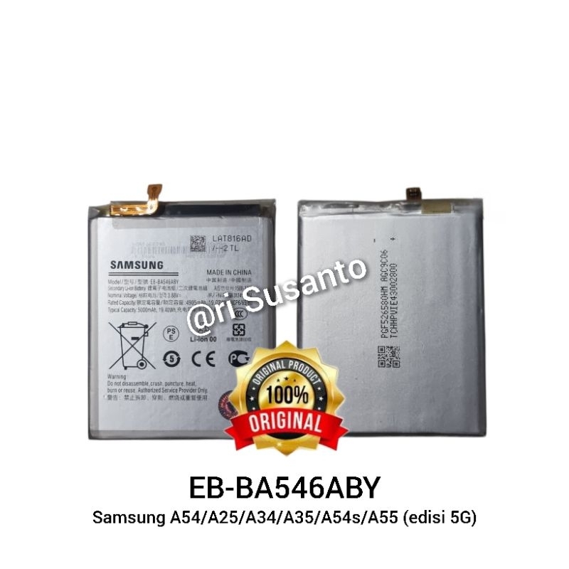 Jual Baterai Samsung Galaxy A54/A25/A34/A35/A54s/A55 (edisi 5G) EB ...