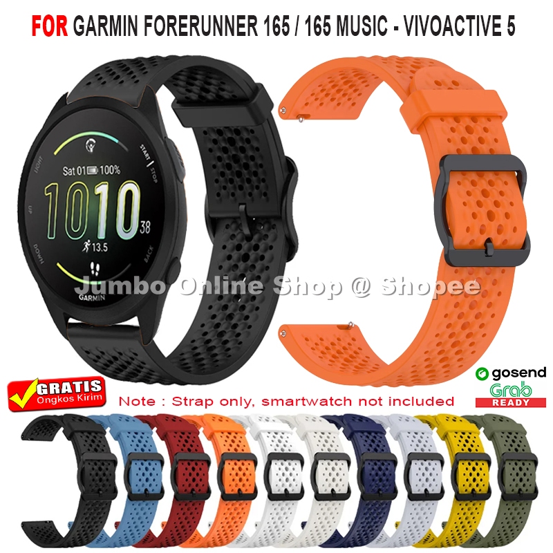 Jual Strap Tali Jam GARMIN FORERUNNER 165 / 165 MUSIC - GARMIN ...