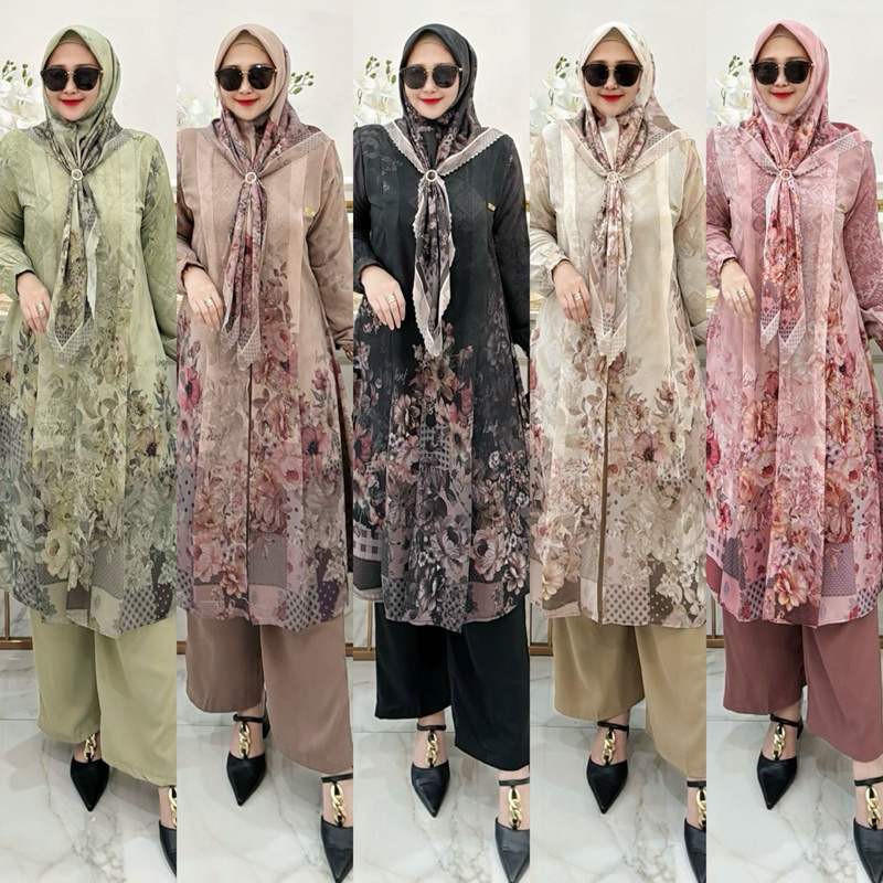 Jual SETCEL DANIA SET HIJAB by HMF LUXURY | Shopee Indonesia