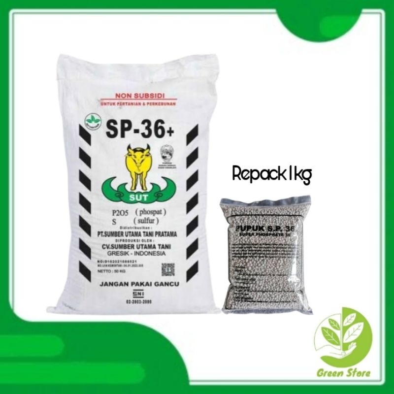 Jual Pupuk SP-36 Super Phosphate SP36 TSP Eceran 1kg | Shopee Indonesia