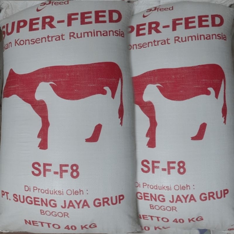 Jual Per 1Kg Super Feed SF-F8 Konsentrat Ruminansia Pakan Ternak Sapi ...
