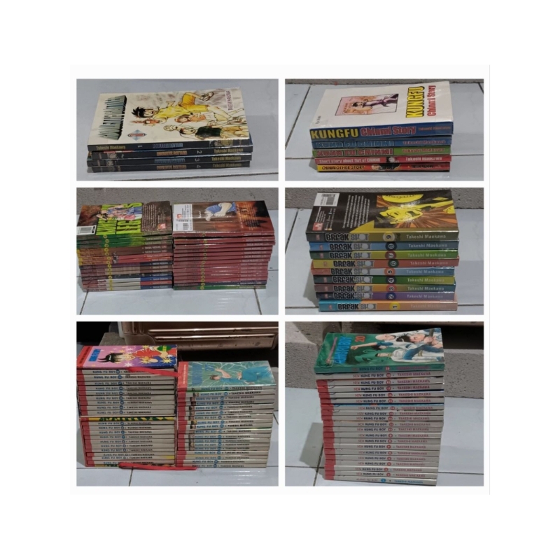 Jual komik langka koleksi pribadi kungfu boy lengkap, break shot ...