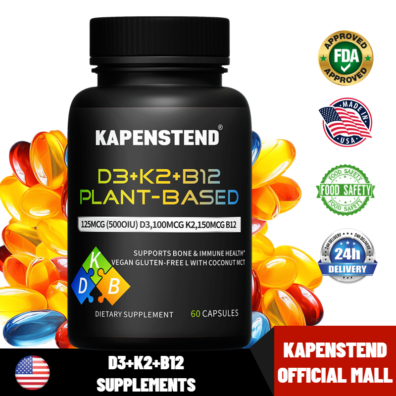 Jual KAPENSTEND Kapsul Vitamin D3 K2, Formula Kesehatan Tulang dan ...
