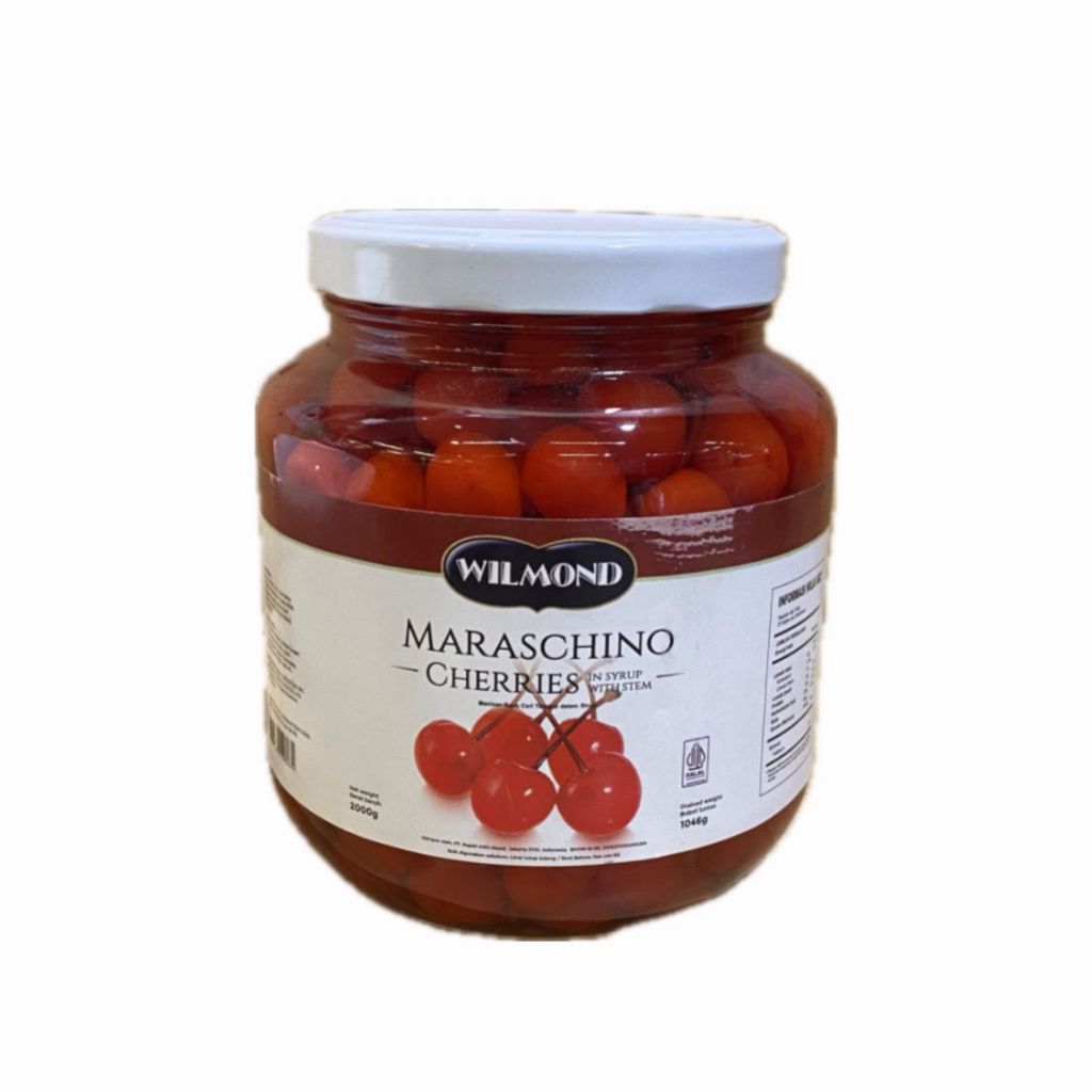 Jual Wilmond Maraschino Cherries w/ Stem 2kg | Shopee Indonesia