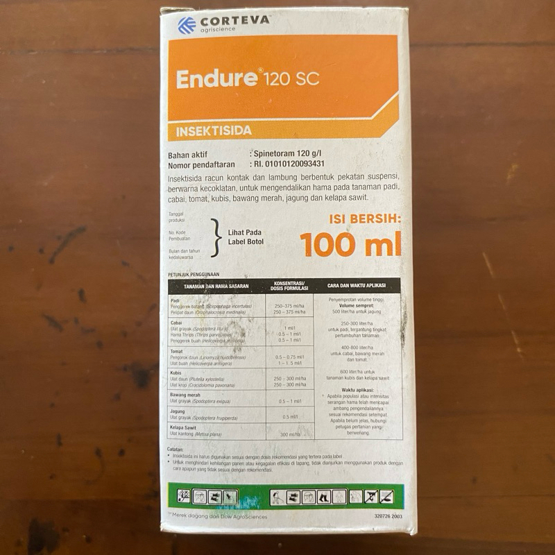 Jual Insektisida Endure 120 SC 100ml | Shopee Indonesia