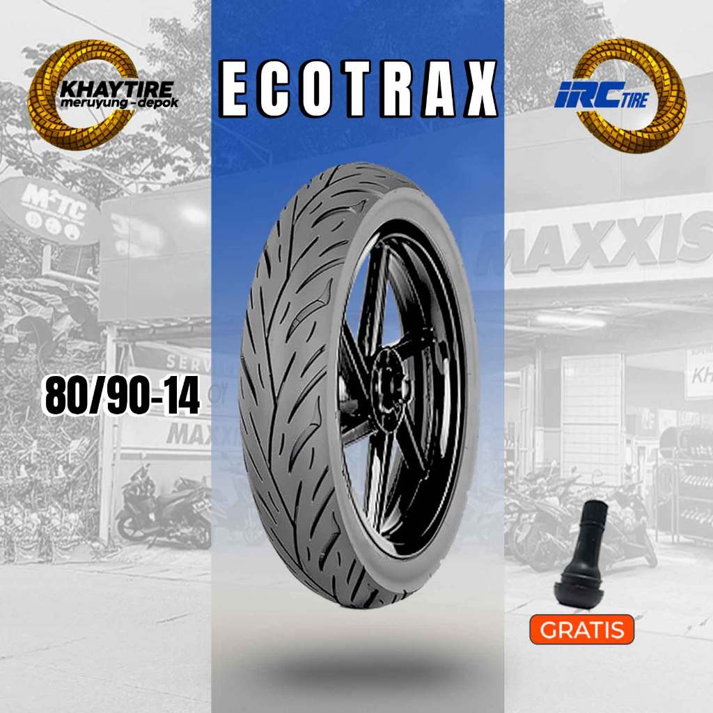 Jual Ban Motor Matic IRC ECOTRAX 80/90 Ring 14 Tubeless | Shopee Indonesia