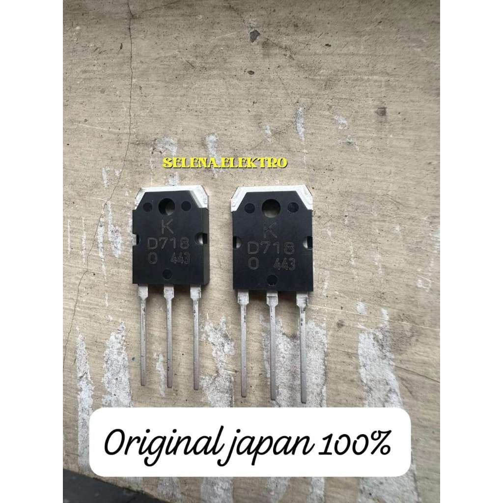 Jual TRANSISTOR D 718 KEC ORIGINAL | Shopee Indonesia