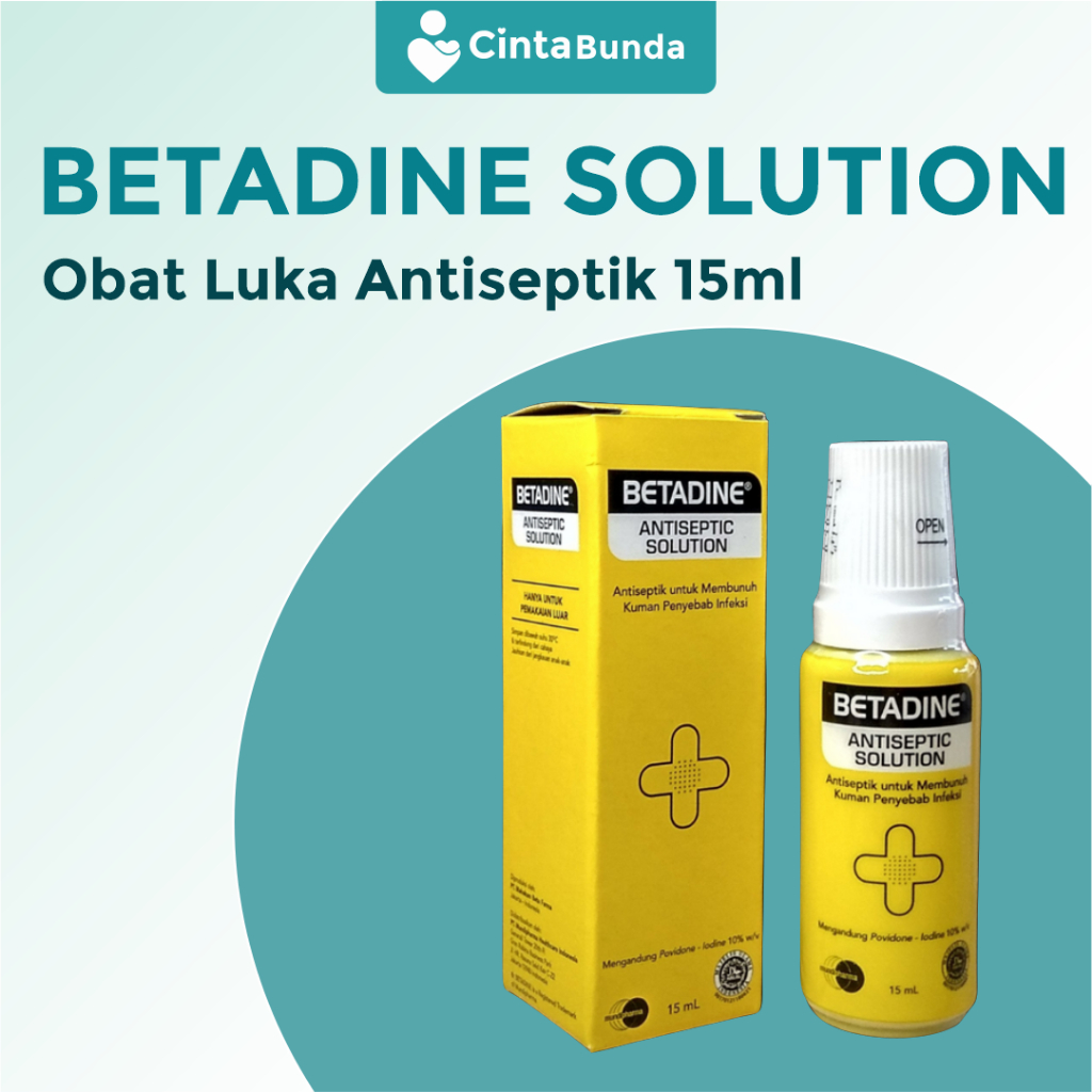 Jual BETADINE ANTISEPTIC SOLUTION Obat Luka 15 ml | Shopee Indonesia