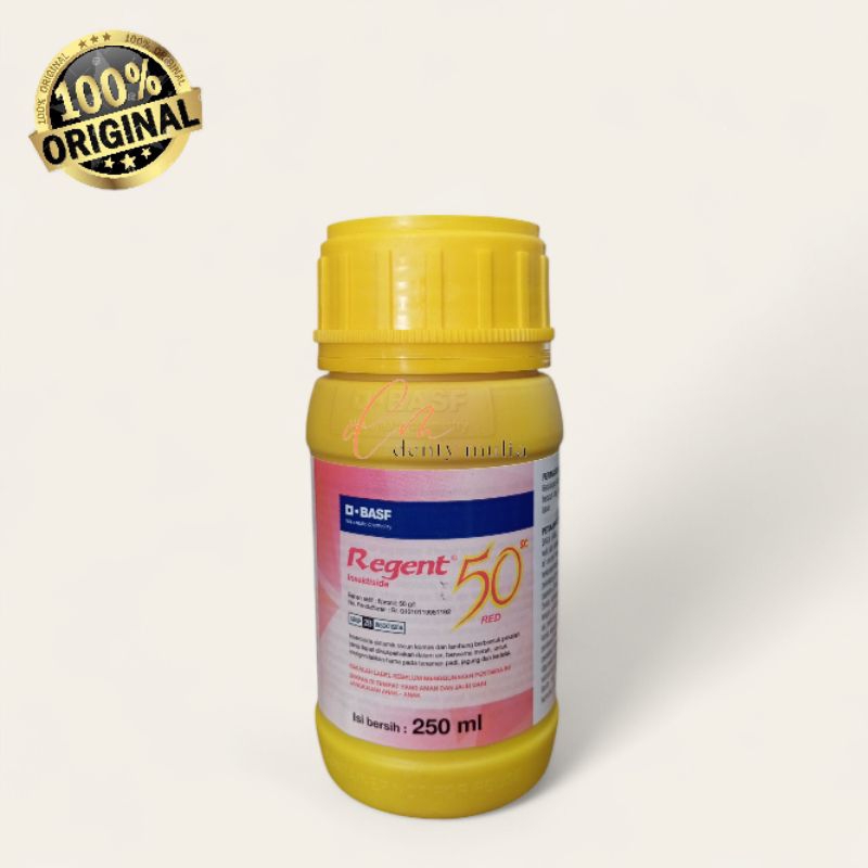 Jual REGENT red 50 SC 250ml insektisida pengendali semut, wereng coklat ...