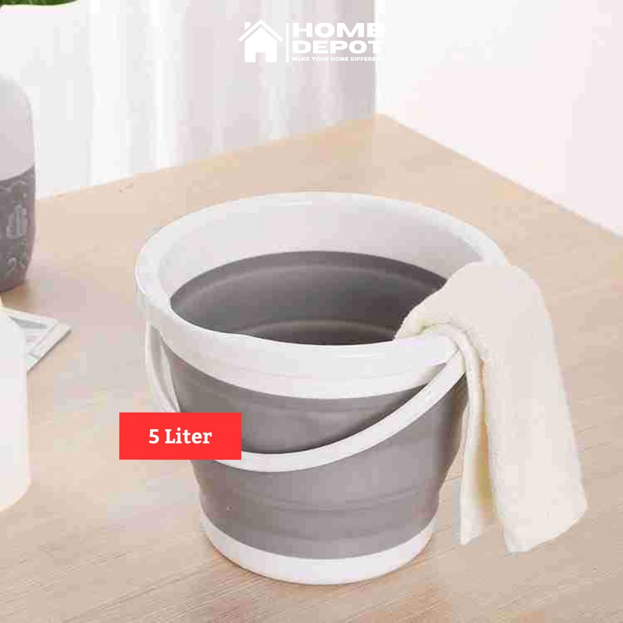 Jual Ember Lipat Portable Foldable Water Bucket 5 Liter | Shopee Indonesia