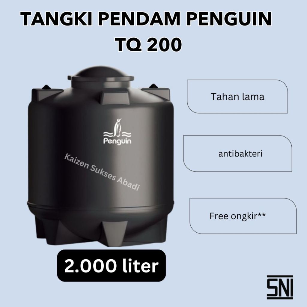 Jual [PRE-ORDER 2-4 MINGGU LEBIH] tandon toren tangki air penguin pinguin pendam tanam ...