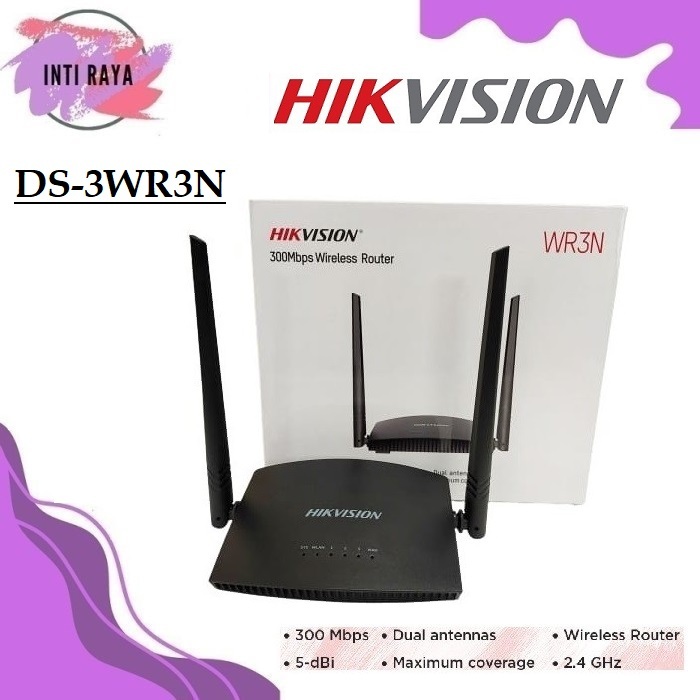 Jual HIKVISION DS-3WR3N WIRELESS ROUTER DS-WR3N | Shopee Indonesia