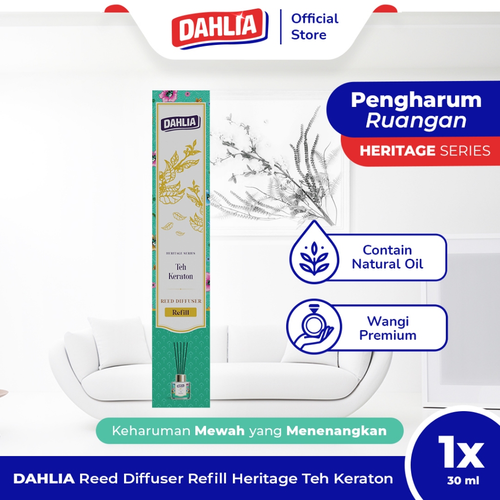 Jual Dahlia Reed Diffuser Refill Heritage Series Teh Keraton Isi 1 ...