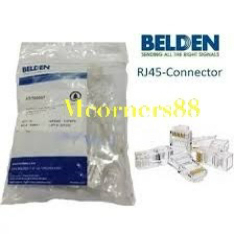 Jual Belden Konektor Data RJ 45 Cat5 / Cat6 Satuan/ Per 1pcs | Shopee ...