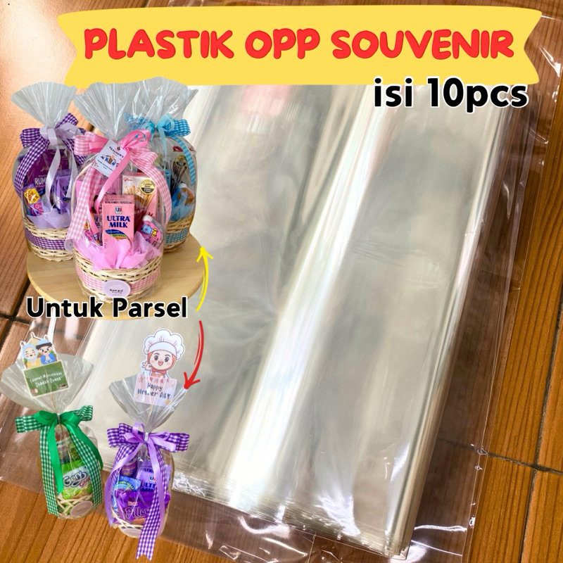Jual PLASTIK OPP SOUVENIR ISI 10pcs/ PLASTIK PARSEL / PLASTIK OPP TEBAL ...