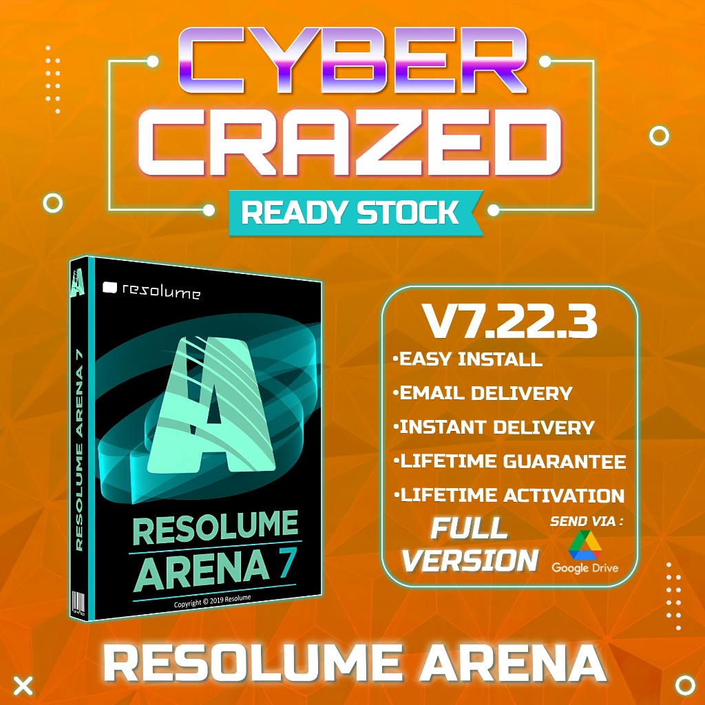 Jual (Win/Mac) Resolume Arena 7.22.3 rev 42822 Full Version (Versi ...
