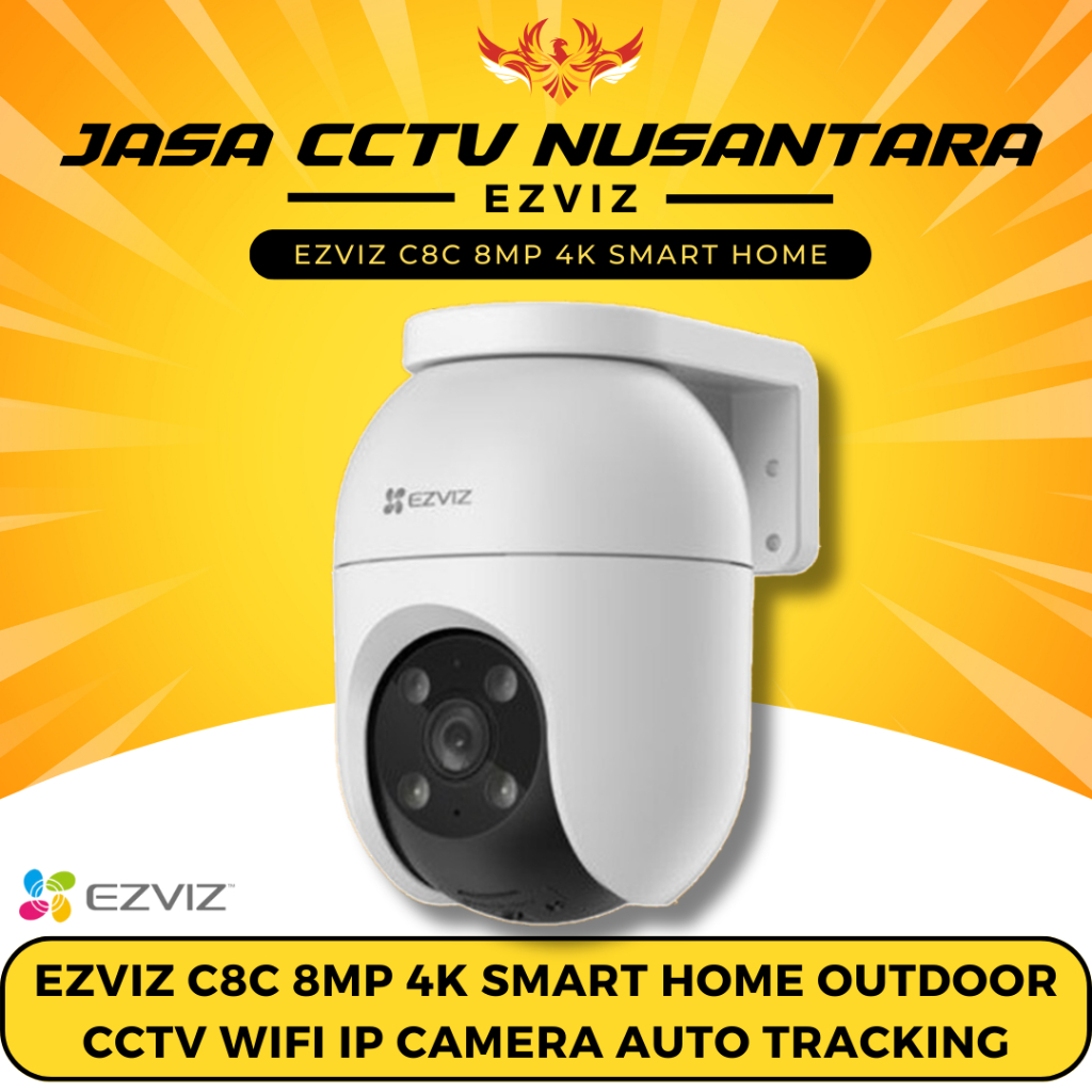 Jual Ezviz C8c 8MP 4K Smart Home Outdoor CCTV Wifi IP Camera Auto ...