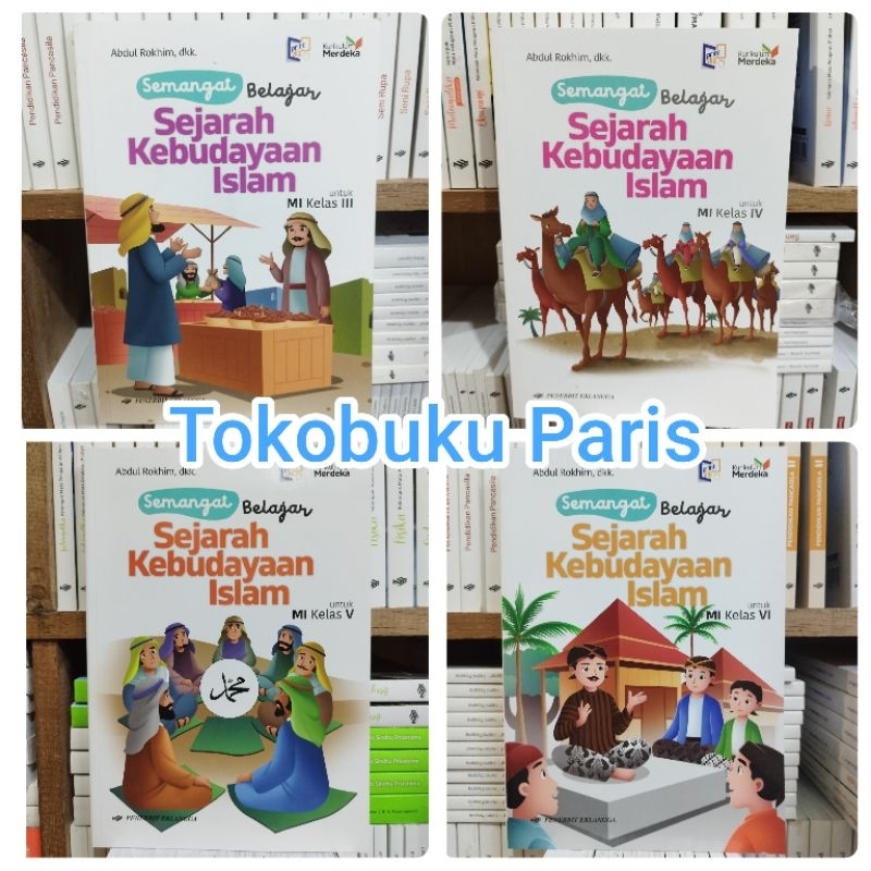 Jual ORI Buku Semangat Belajar Sejarah Kebudayaan Islam SKI MI kelas 3 4 5 6 Kurikulum Merdeka ...