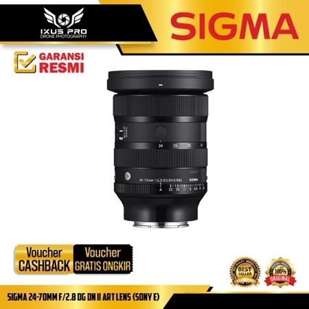 Jual LENSA SIGMA 24-70MM 24-70 MM F2.8 DG DN ART LENS FOR SONY FULL ...
