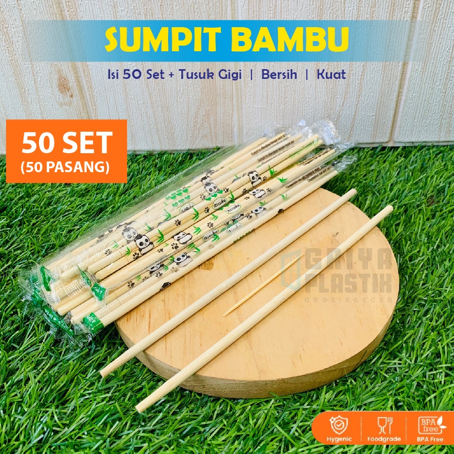Jual Sumpit sekali pakai + tusuk gigi | Sumpit Bambu | Sumpit Kayu ...