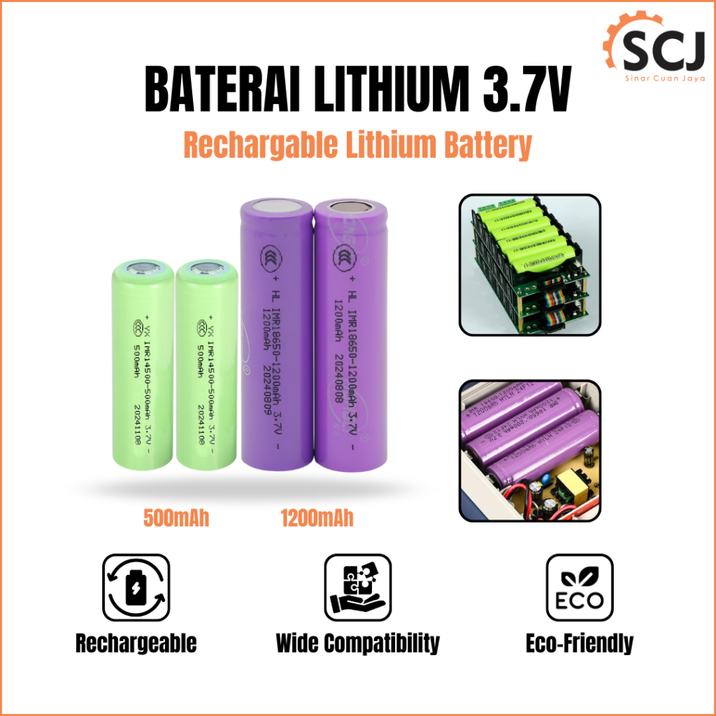 Jual SCJ - Baterai Lithium Charger Hongli / Rechargeable Lithium ...