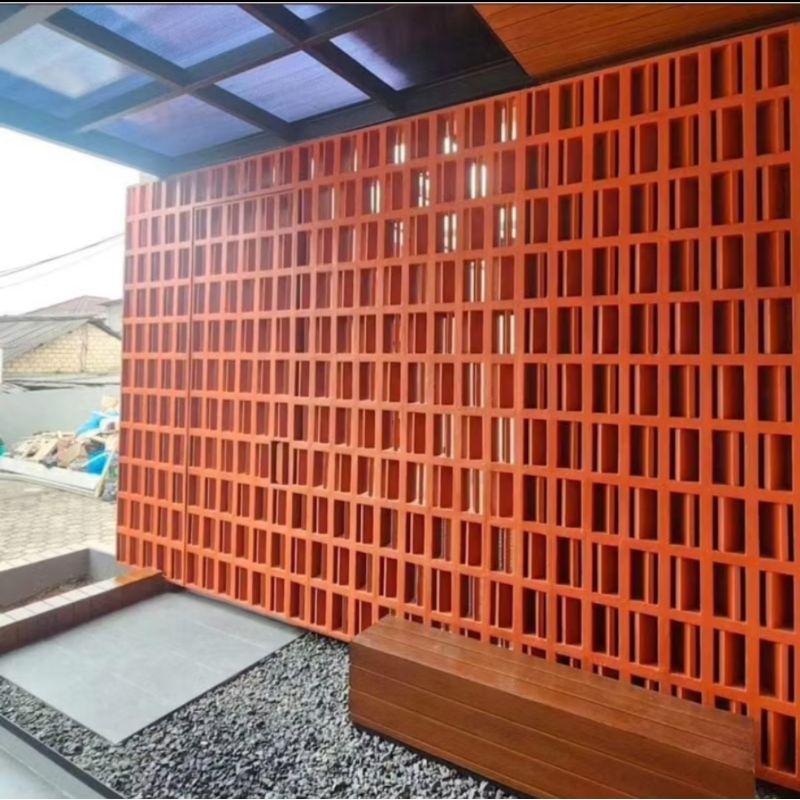 Jual Roster Beton Nako 15x30cm Putih Abu Teracota | Shopee Indonesia