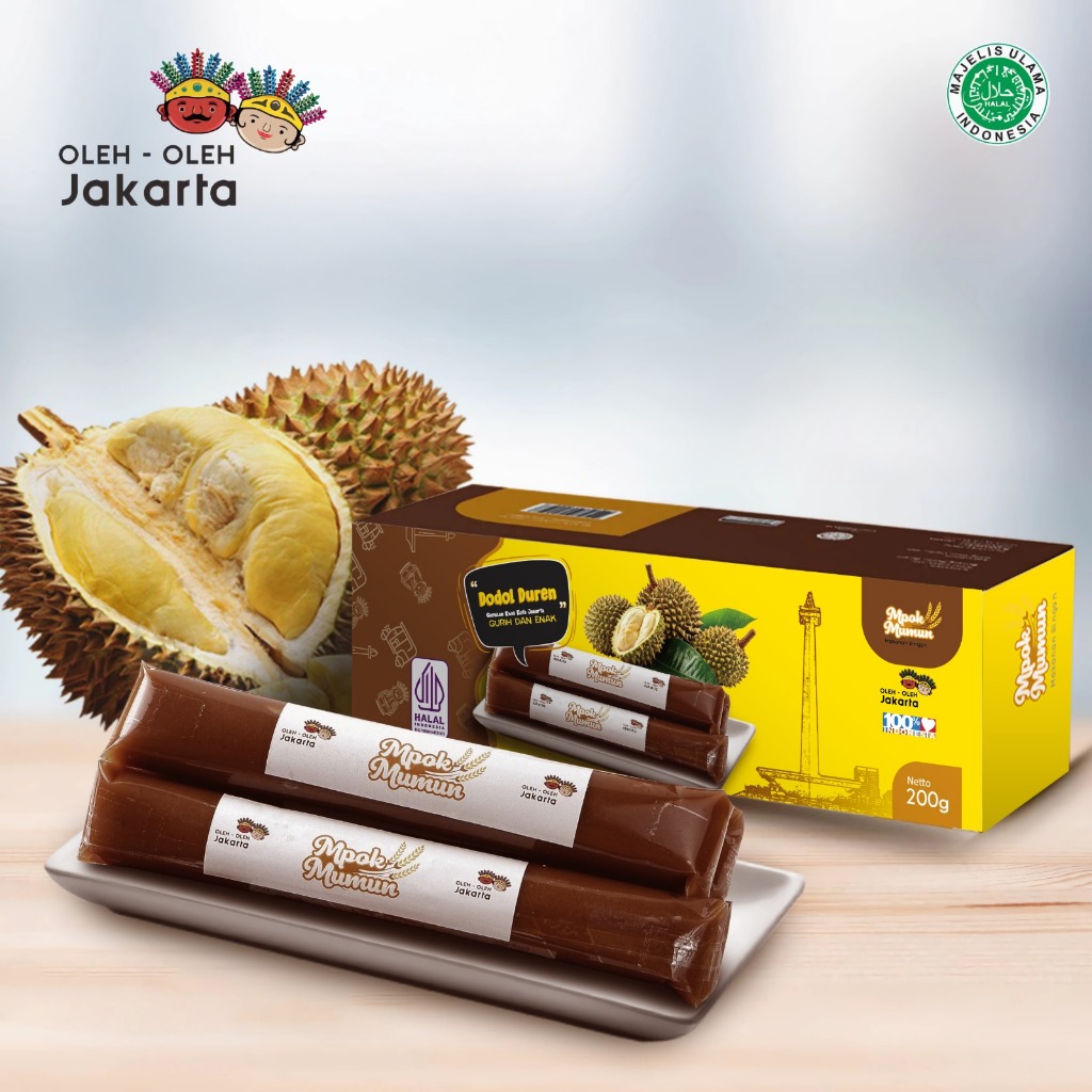 Jual Dodol Durian Asli Khas Betawi Mpok Mumun Oleh Oleh Dari Jakarta ...
