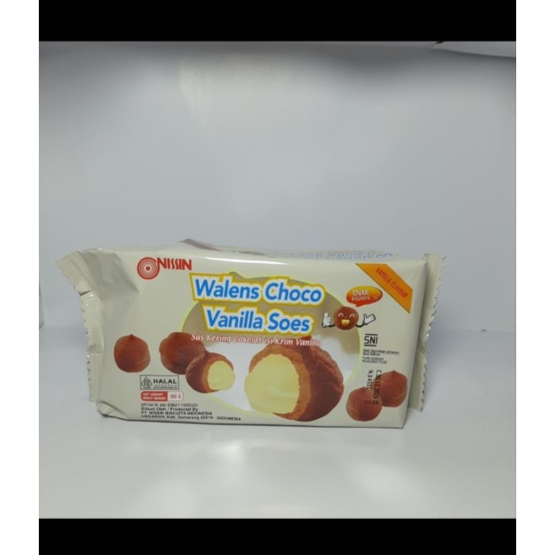 Jual Nissin Walens Choco Vanilla Soes | Shopee Indonesia
