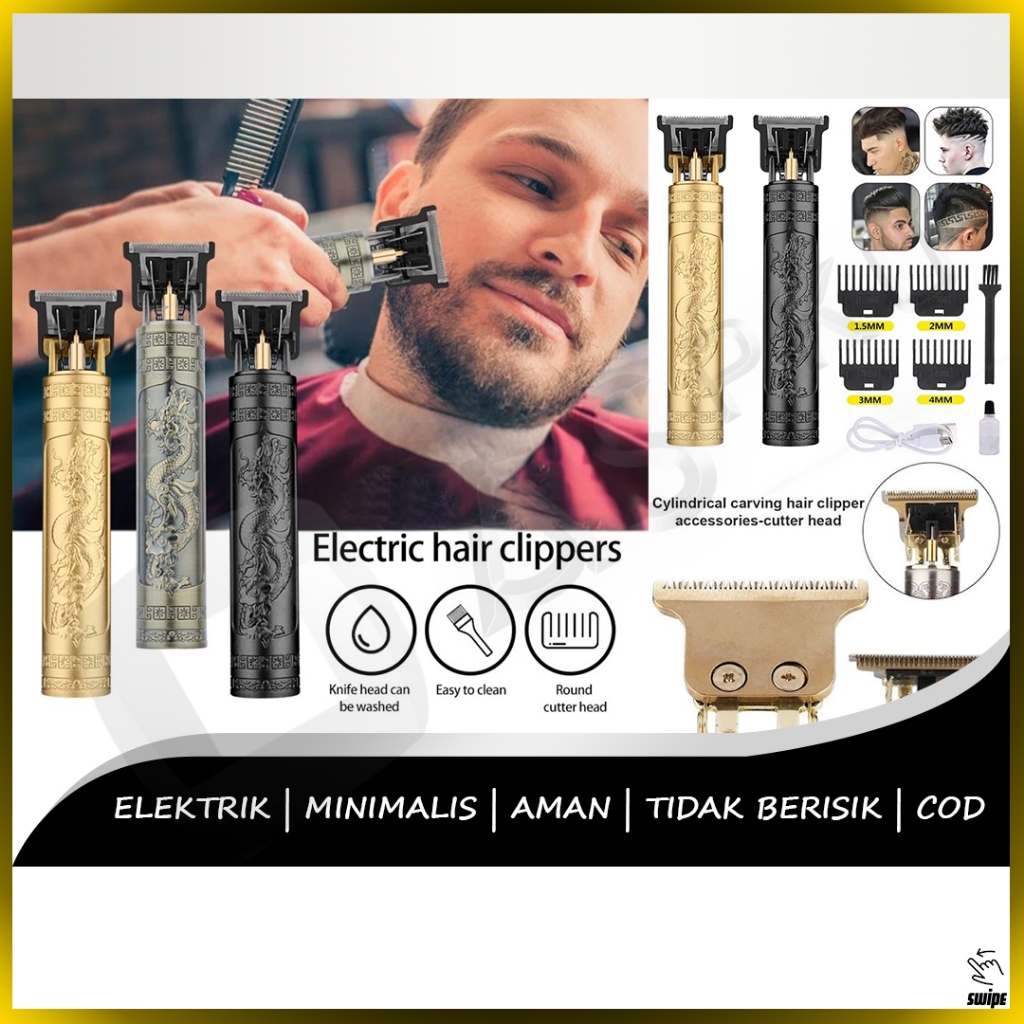 Jual Alat Cukur Elektrik Mini Naga Shaver Dragon Hair Clipper Trimmer ...