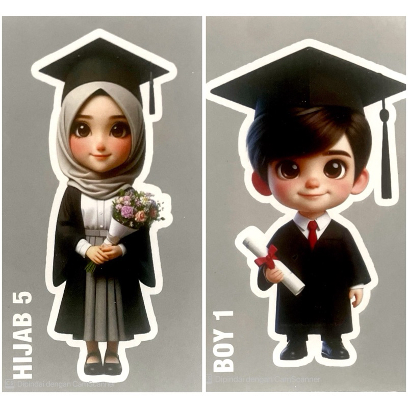 Jual Grosir Topper Wisuda 13 cm Jumbo / Topper Graduation / Topper ...
