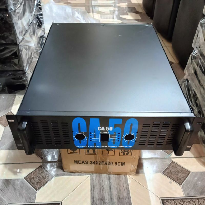 Jual Box Power CA50 3U 2 Channel body panjang box power 3U panjang 60cm ...
