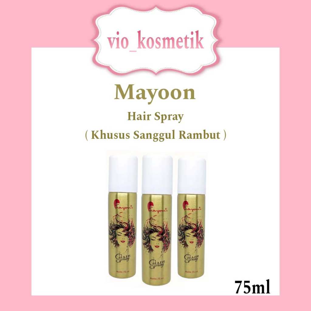 Jual HAIR SPRAY MAYOON 75 ML | Shopee Indonesia