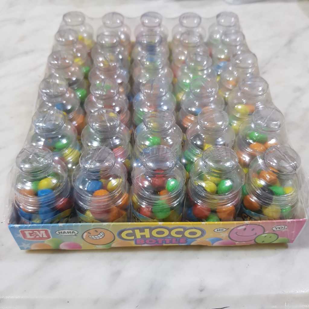 Jual Permen Coklat Butiran Botol Warna Warni Viral | Shopee Indonesia