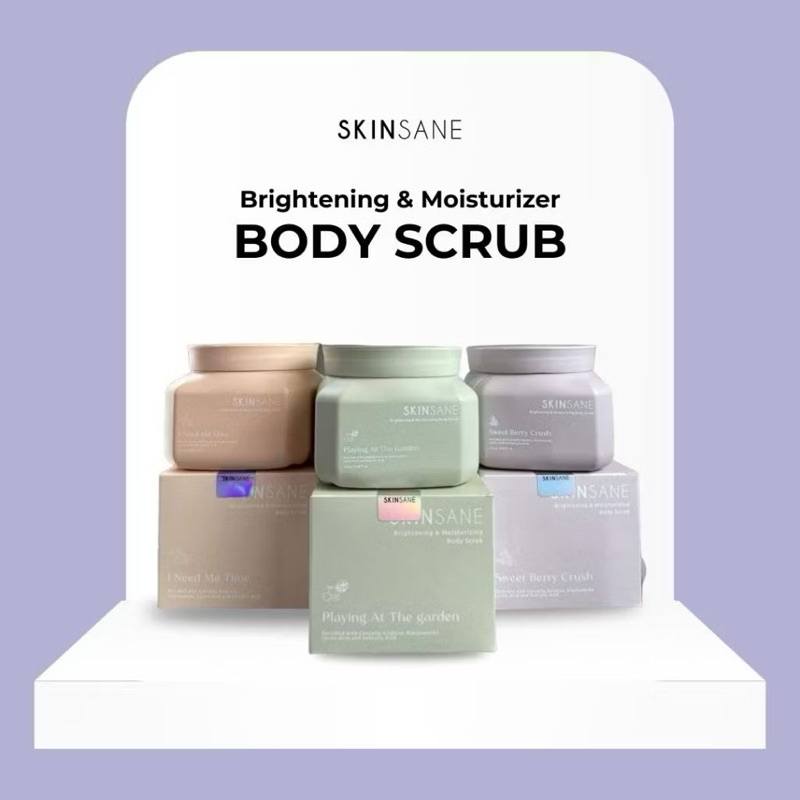 Jual SKINSANE BODY SCRUB HARUM TAHAN LAMA MENCERAHKAN KULIT | Shopee ...