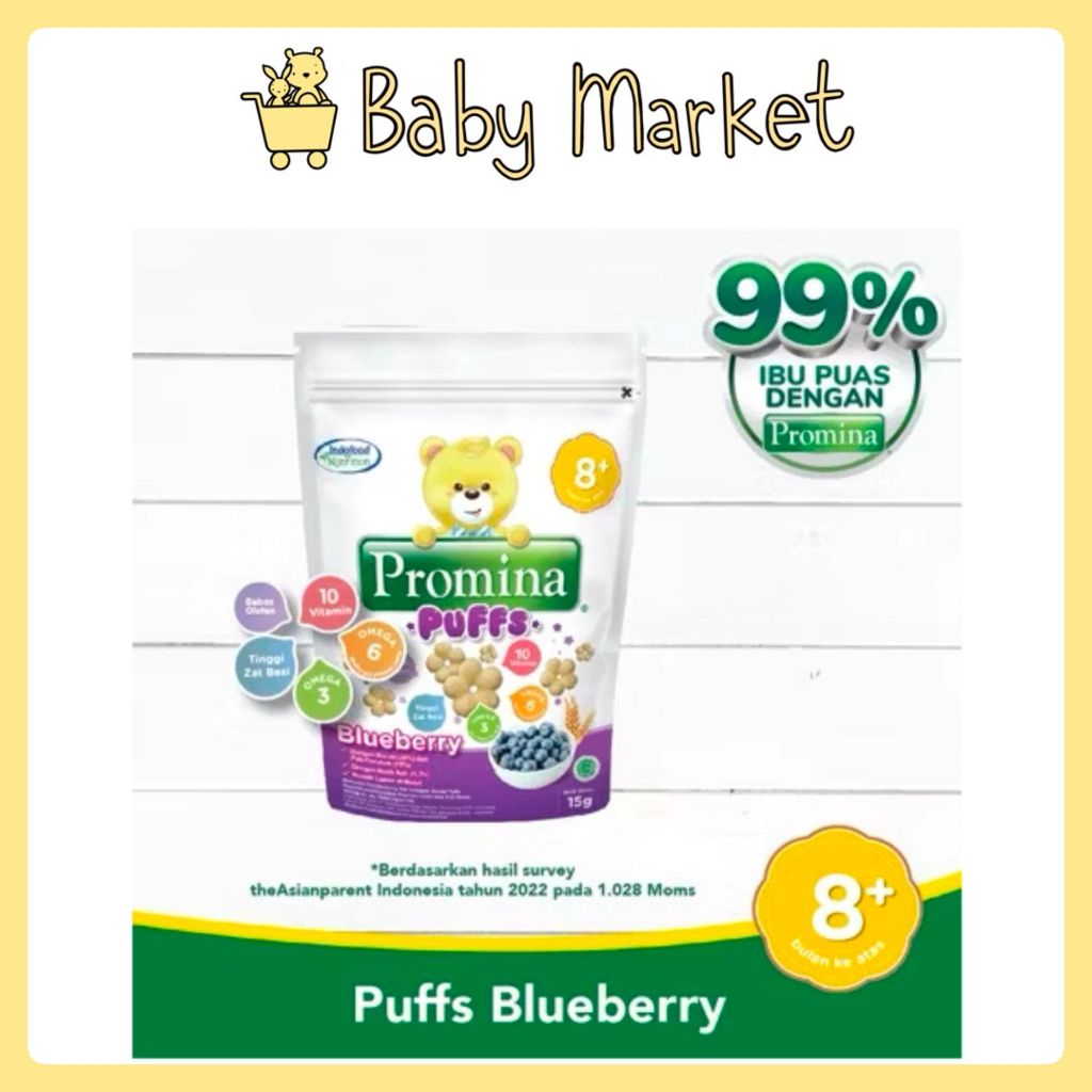 Jual Promina Puffs Blueberry 15 g x 1 Pcs | Shopee Indonesia