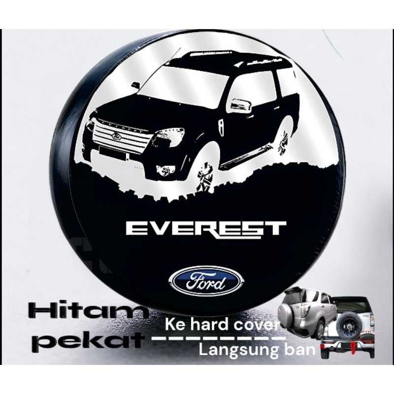 Jual tutup ban mobil Belakang Ford Everest motif tajam, kuat awet bahan ...