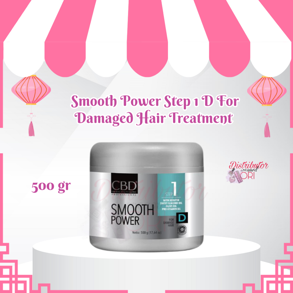Jual CBD Professional Smooth Power Step 1 D For Damaged Hair 500gr ...