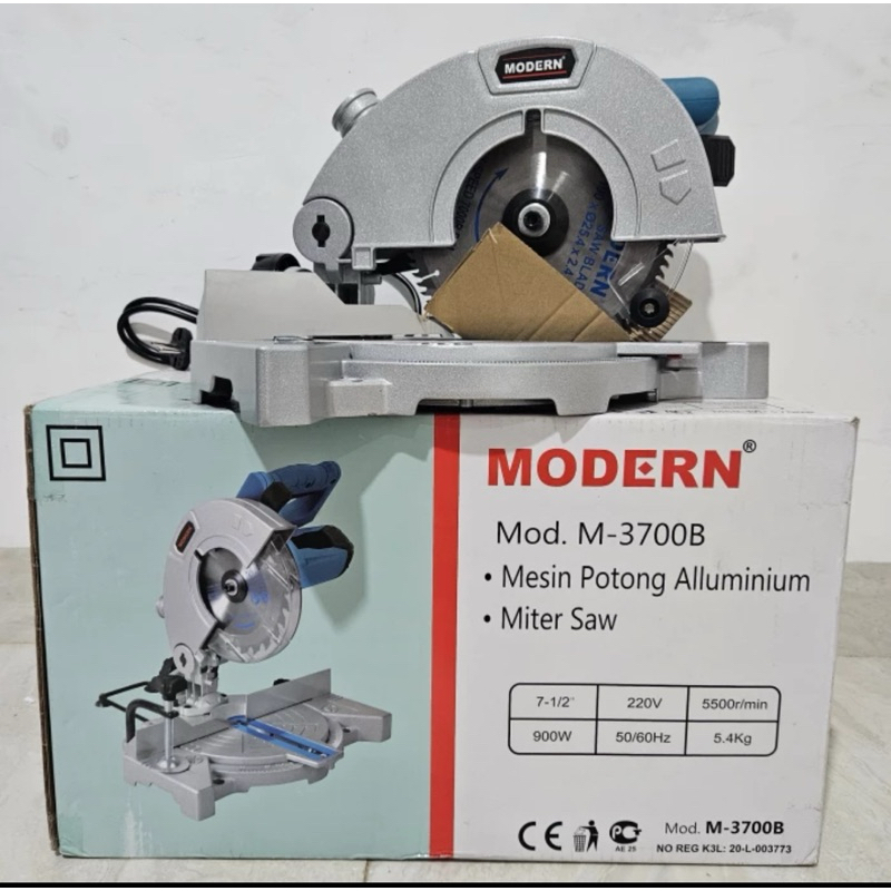 Jual Mesin Potong Aluminium MODERN M-3700B Miter Saw 7" | Shopee Indonesia