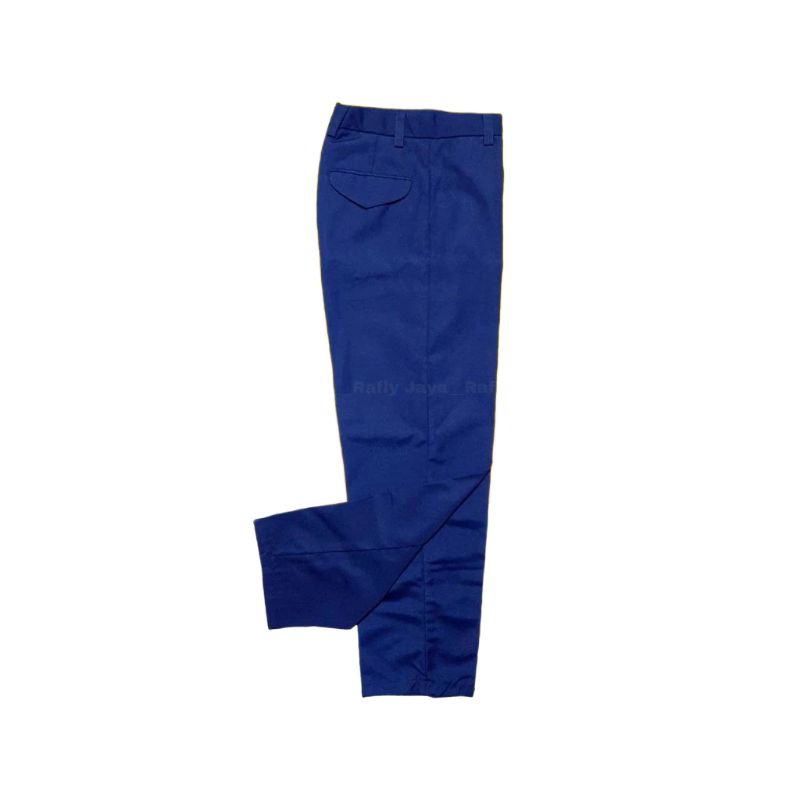Jual Celana Sekolah SMP SLTP Panjang Biru Famatex Seragam SMP | Shopee ...