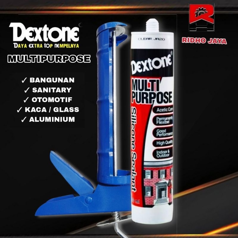 Jual Lem DEXTONE 300ML Silicone Silikon Sealant Silen / Tembakan Stang / Gun Lem Sealant Tabung ...