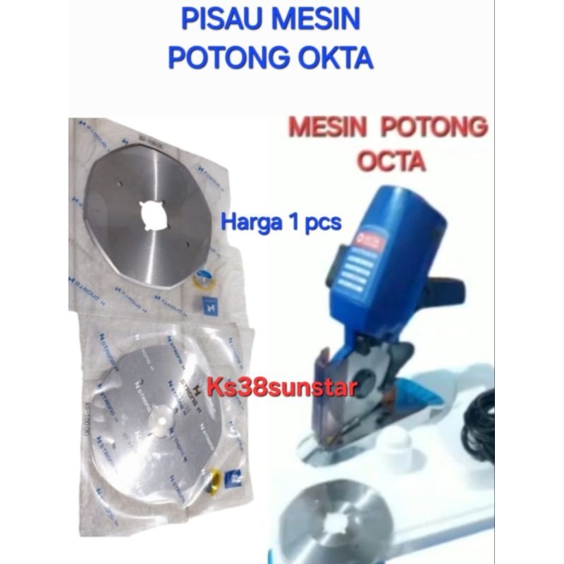 Jual pisau mesin potong kain okta strong h Rs-100 segi bagus 1pcs ...