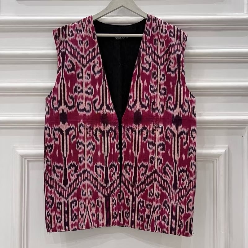 Jual Rompi tenun vest tenun rompi Kalimantan rompi kumbu dayak sintang ...