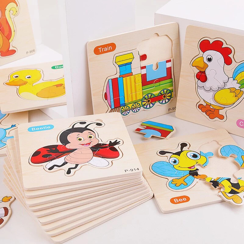 Jual saidkidshop- Puzzle Kayu 2D Wooden Puzzle Mini Puzzle Kayu Mainan ...