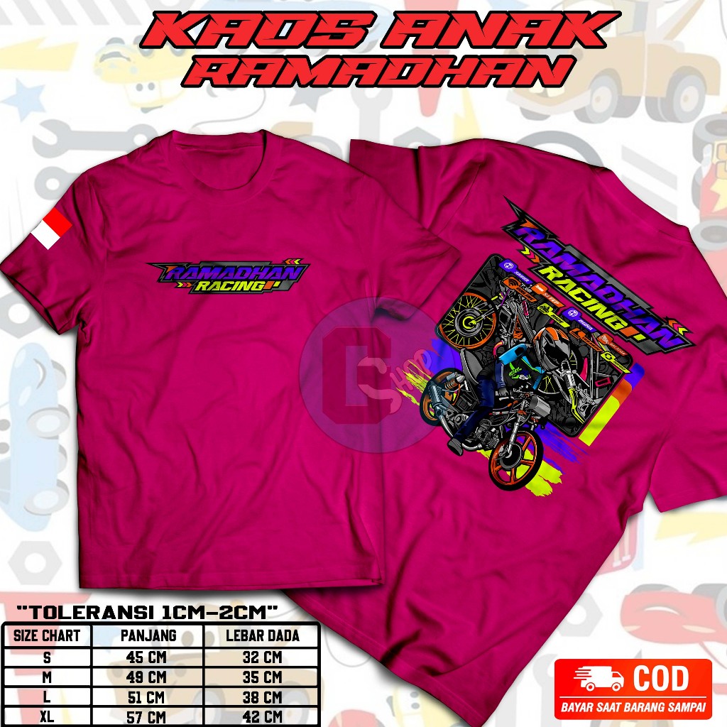 Jual GEBS KAOS ANAK SPECIAL RAMADHAN 04 Kaos Ramadhan Racing Kaos ...