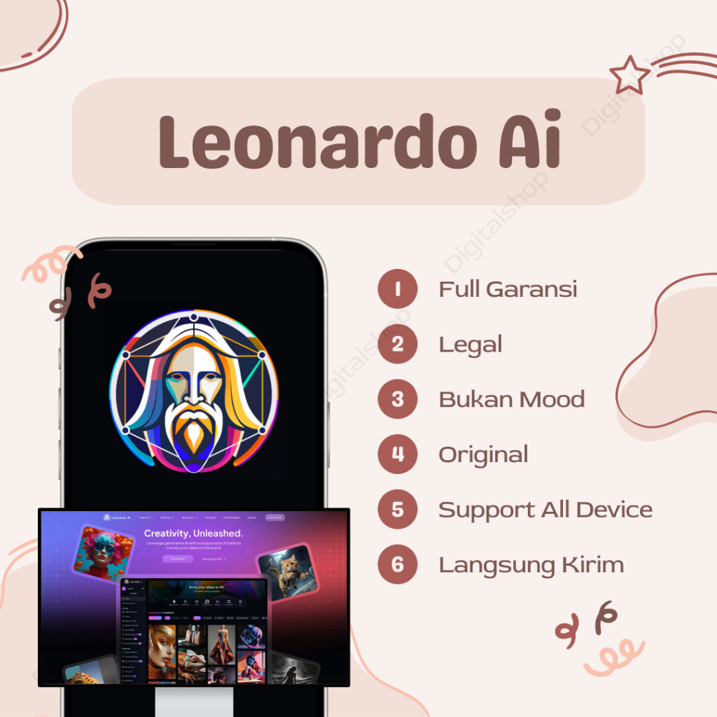 Jual Leonardo AI Platform Kreatif Berbasis Kecerdasan Buatan untuk ...