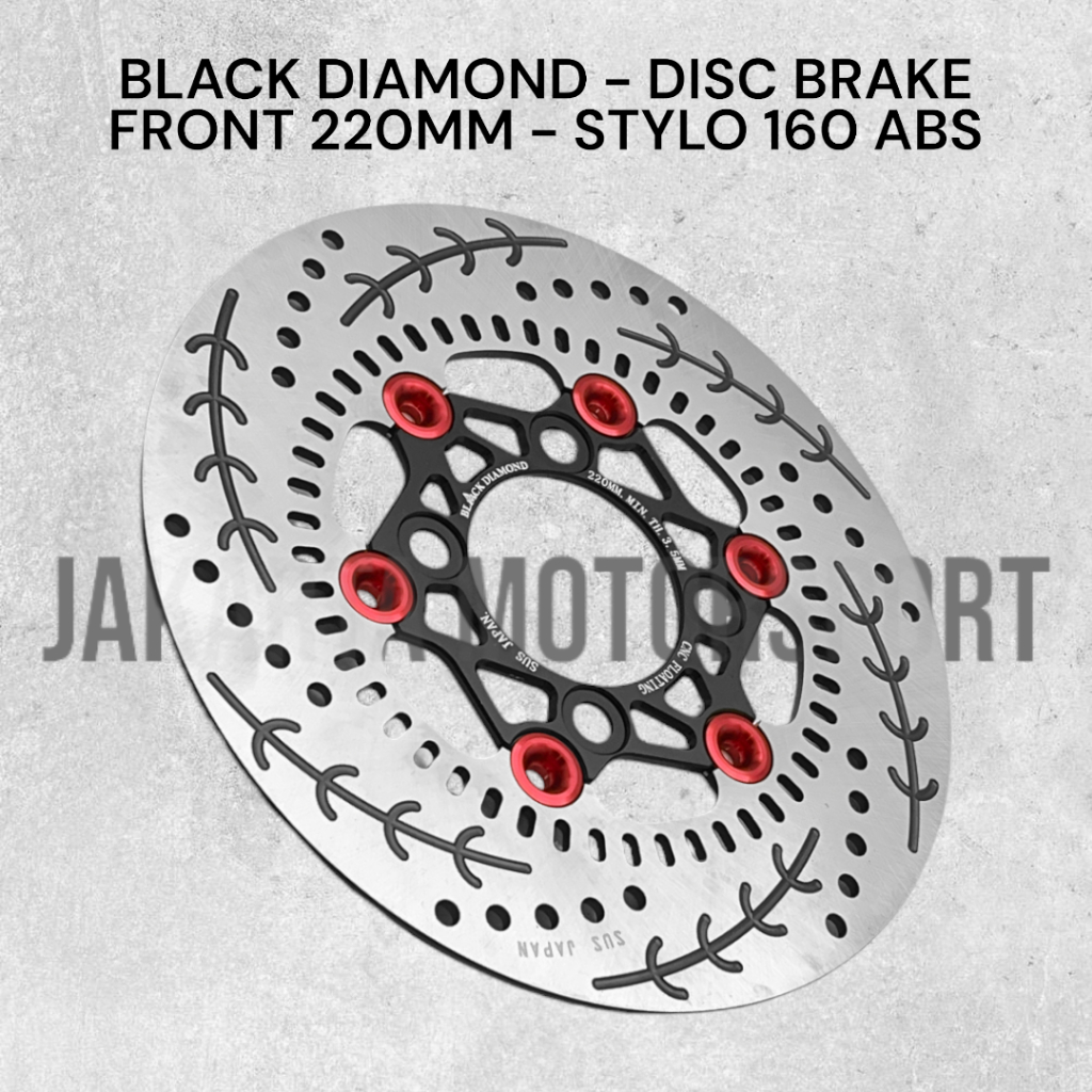 Jual Black Diamond - Front Disc Brake 220mm STYLO 160 ABS Piringan ...