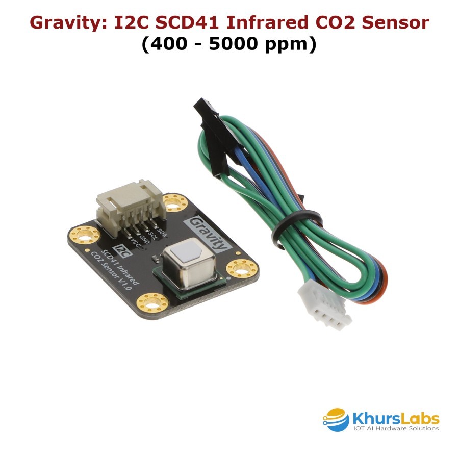 Jual DFRobot Gravity I2C SCD41 Infrared CO2 Sensor (400 - 5000 ppm ...