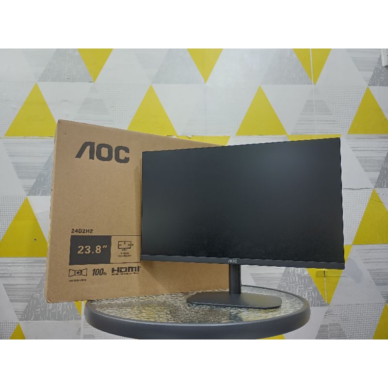 Jual MONITOR LED AOC 24B2H2 23.8" IPS 100HZ 4Ms sRGB 102% HDMI SECOND ...
