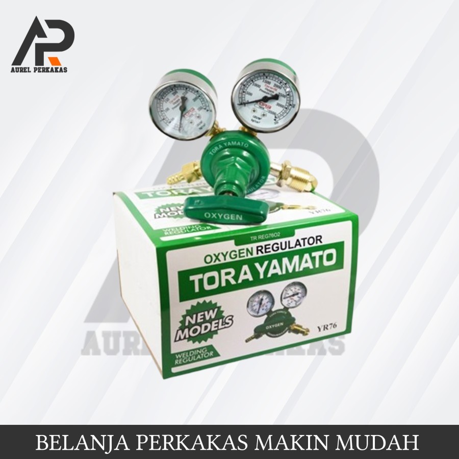 Jual REGULATOR LAS OKSIGEN YAMATO / REGULATOR LAS OXYGEN OXY YAMATO TORA | Shopee Indonesia