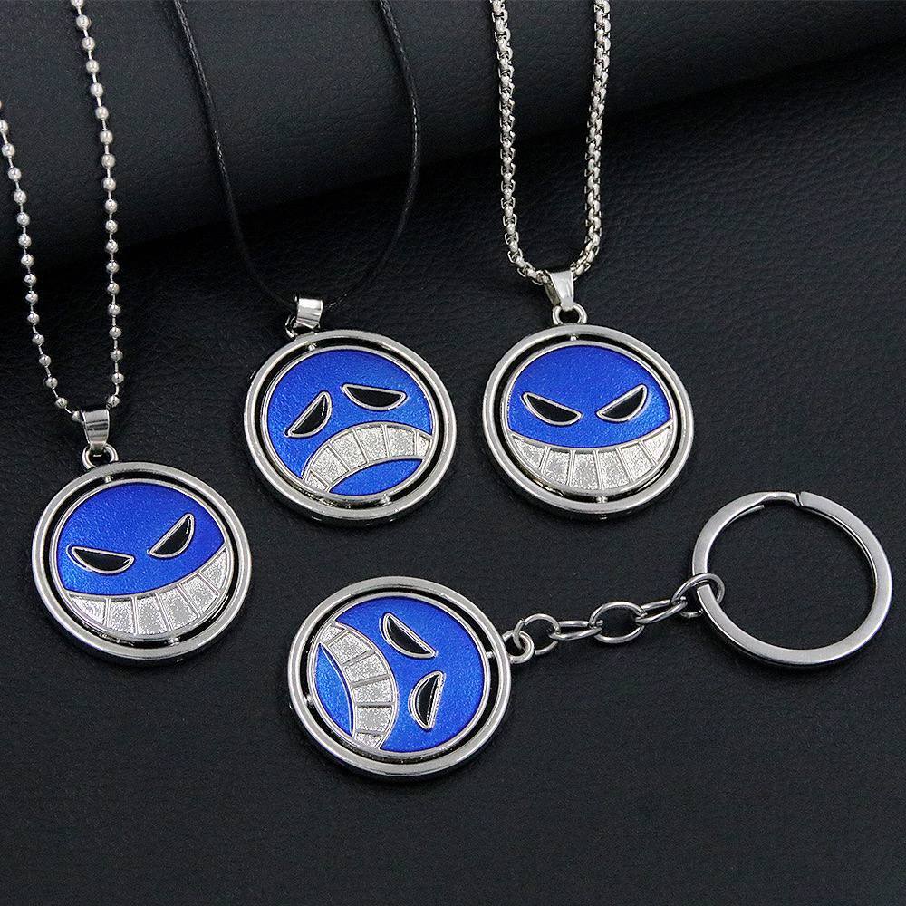 Jual READY STOCK Kalung /Keychain Portgas D. Ace Anime Manga One Piece ...
